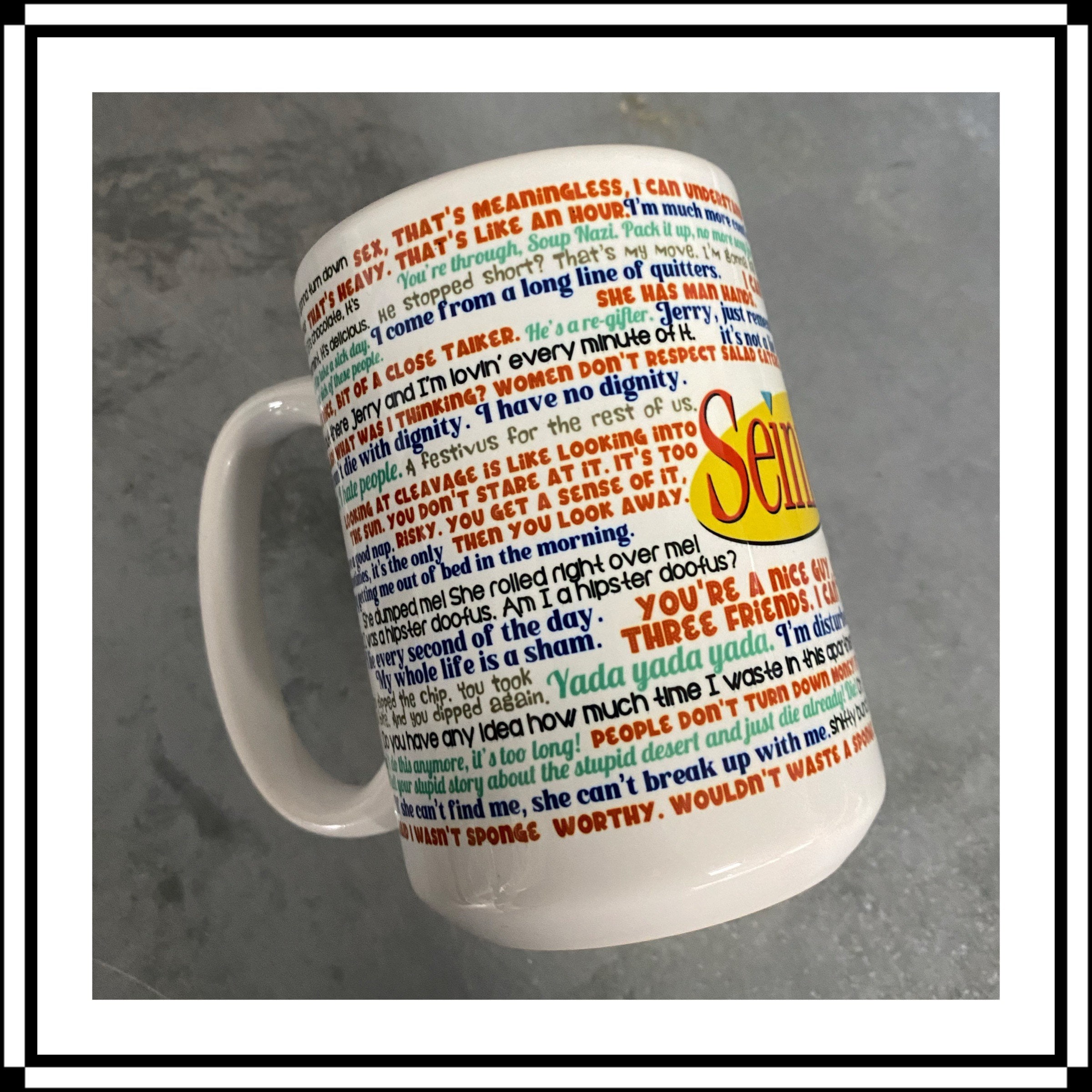 Seinfeld TV Show Sayings Coffee Mug - Etsy