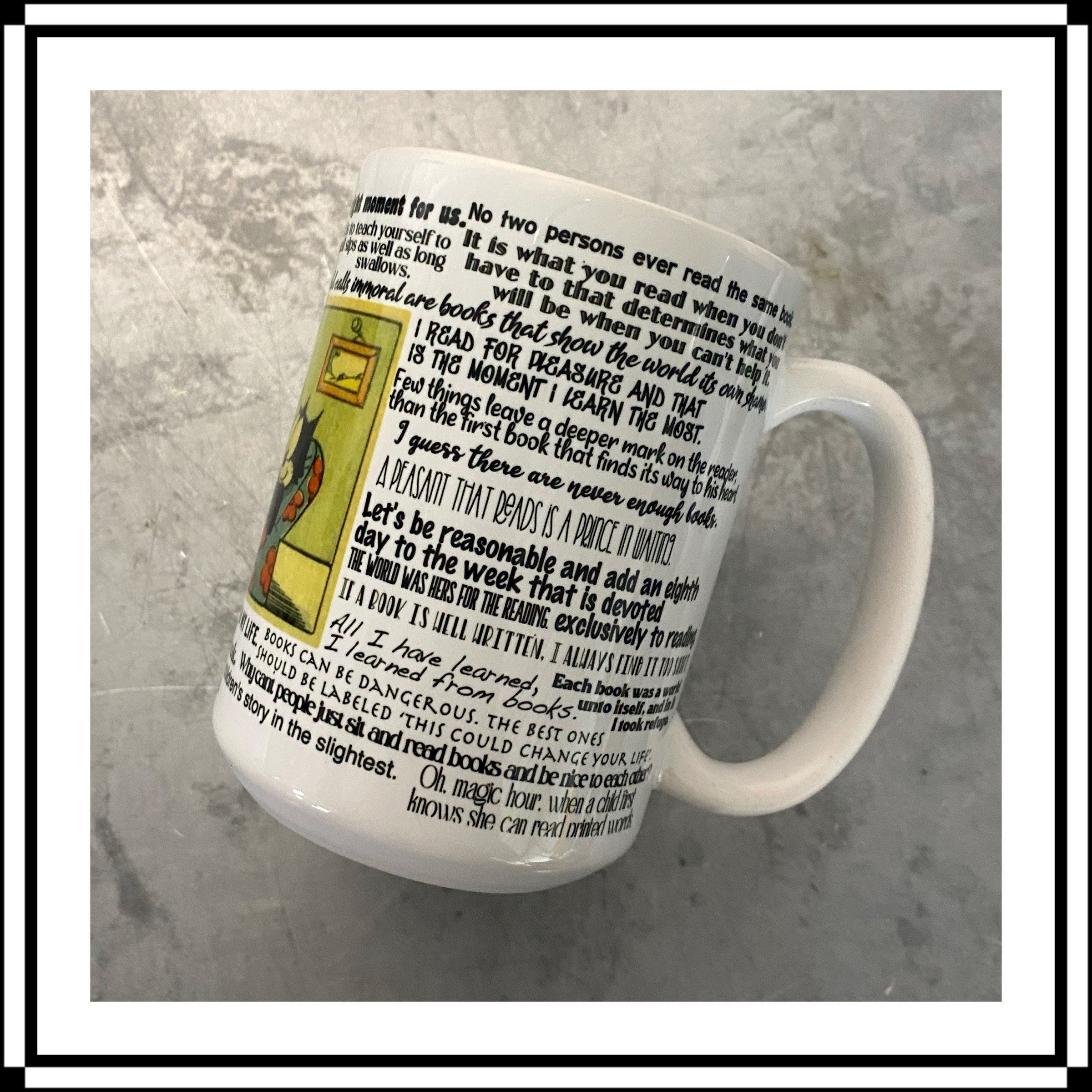 Felix the Cat Reading by the Fire Coffee Mug - Etsy