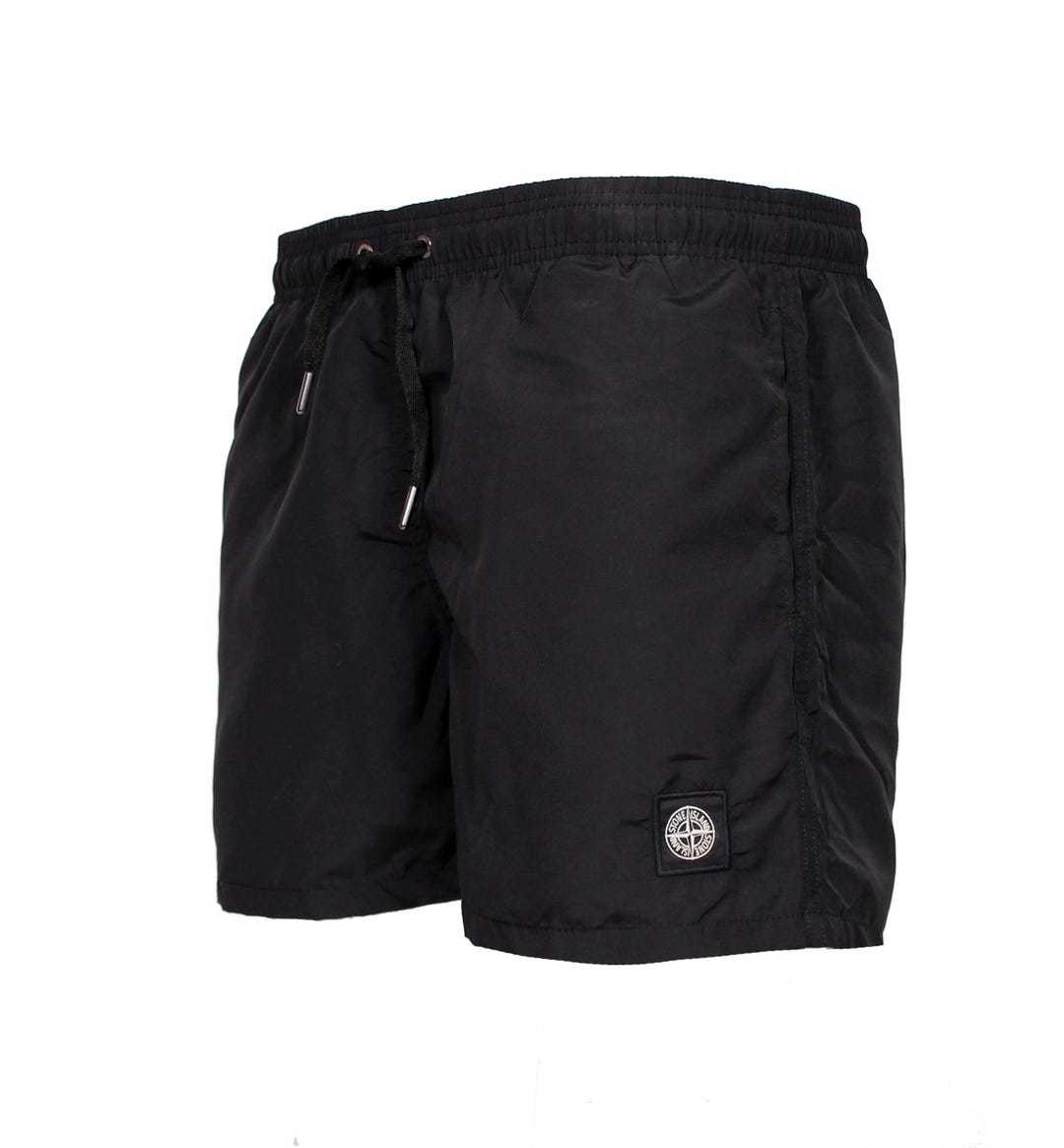 Men’s Designer Swim Shorts – BLACK Quick-dry Swimwear With Drawstring ...