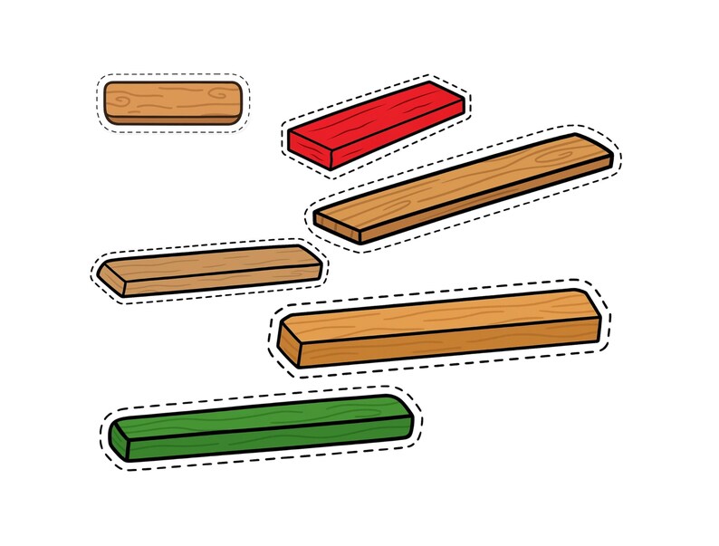 Lever Simple Machine Cutouts Printable, K-2 STEM Activity (digital ...