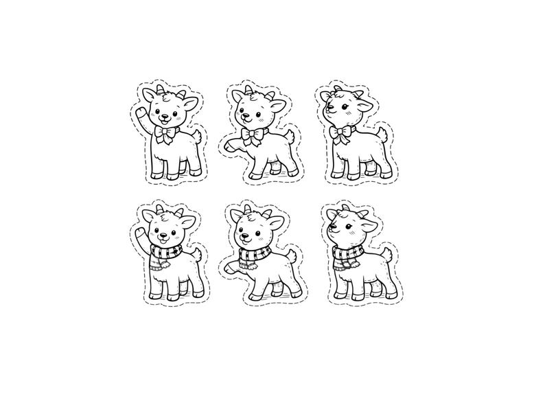 Three Billy Goats Gruff Coloring Craft, Cut and Paste Activity (PDF ...