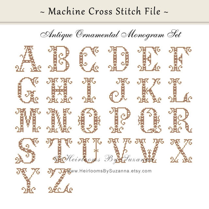 Machine Cross Stitch - Etsy