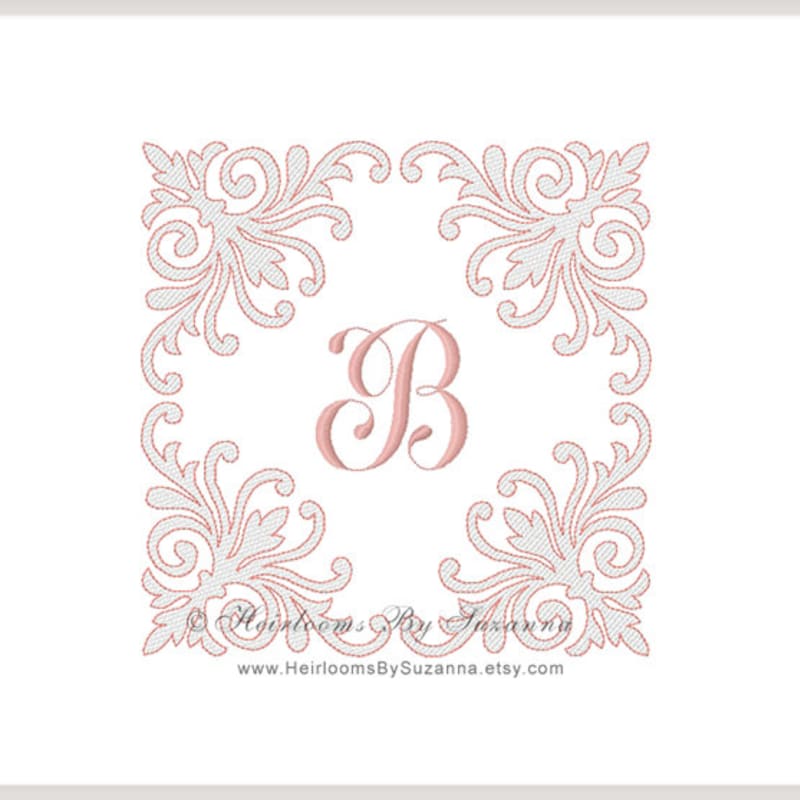 Corner Embroidery Designs - Etsy