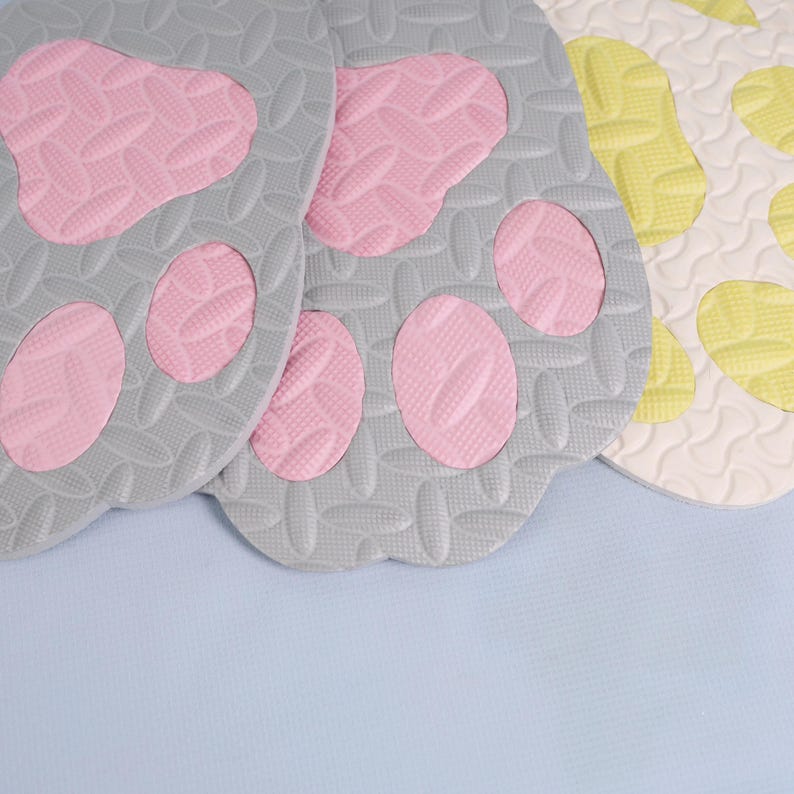 Fursuit Paw Pads Soft Foam Non Slip Soles Custom Color Options Handmade ...