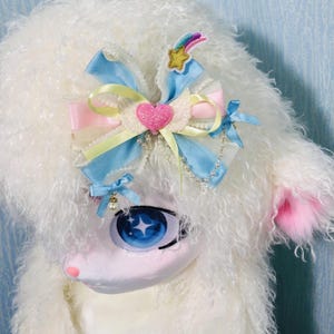 Cute Fluffy Sheep Fursuit Head With Matching Paws Hair Accessories ...