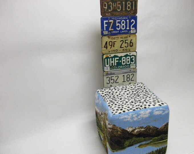 Sale Vintage License Plate Throne Chair - Etsy