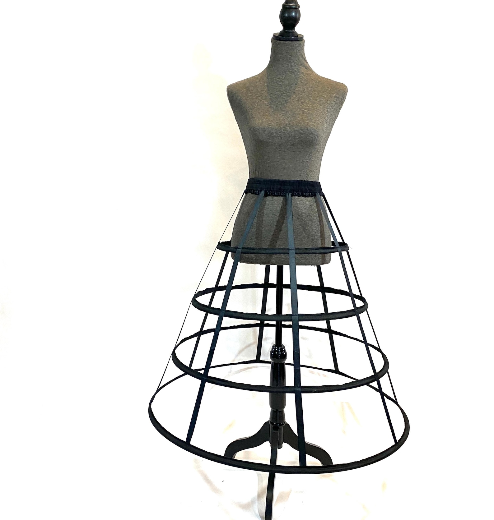 Art Mannequin Gothic Dress Form Bust Form Hand Covered Full Sized ...