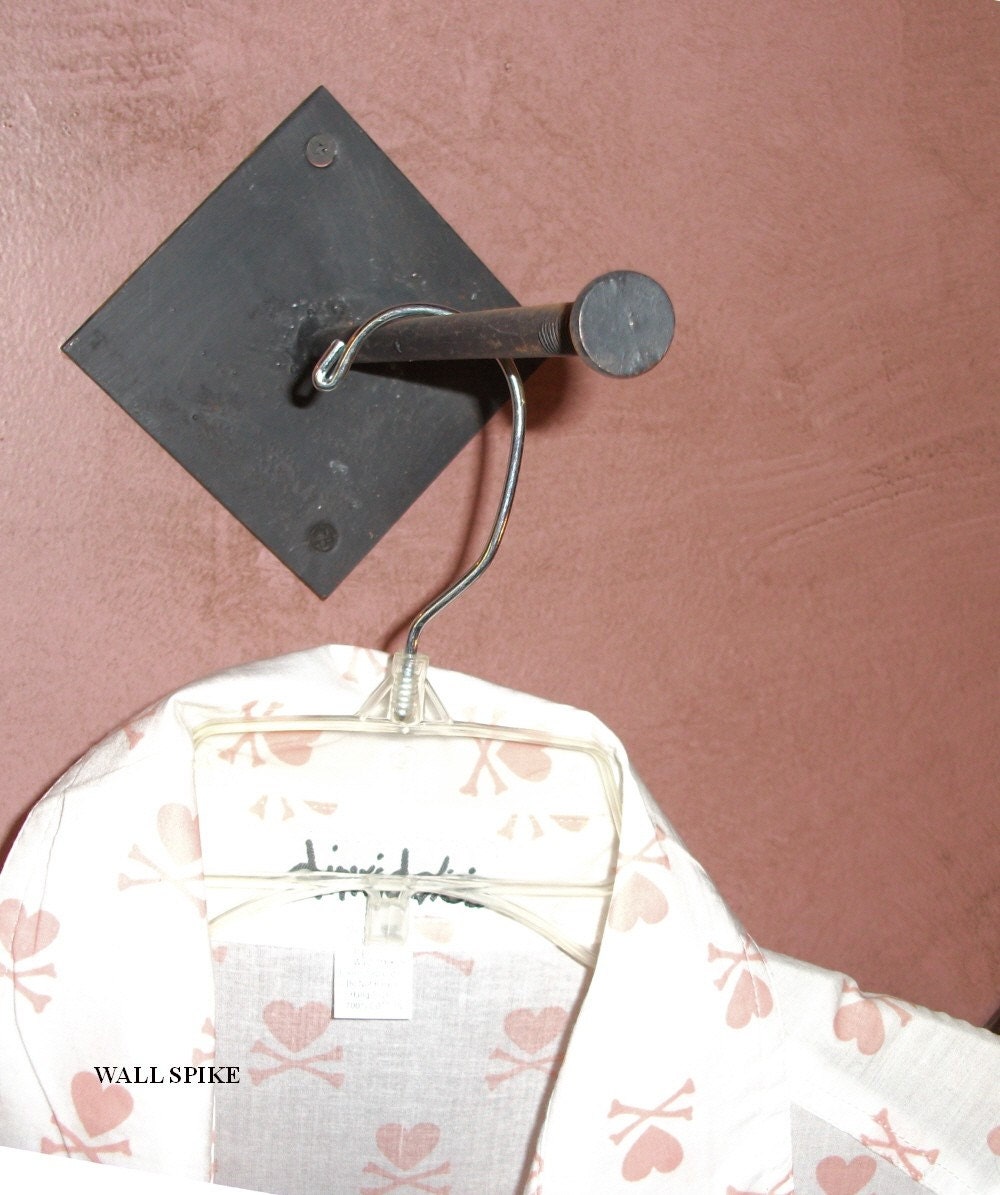 Hand Welded Steel Wall Valet - Etsy