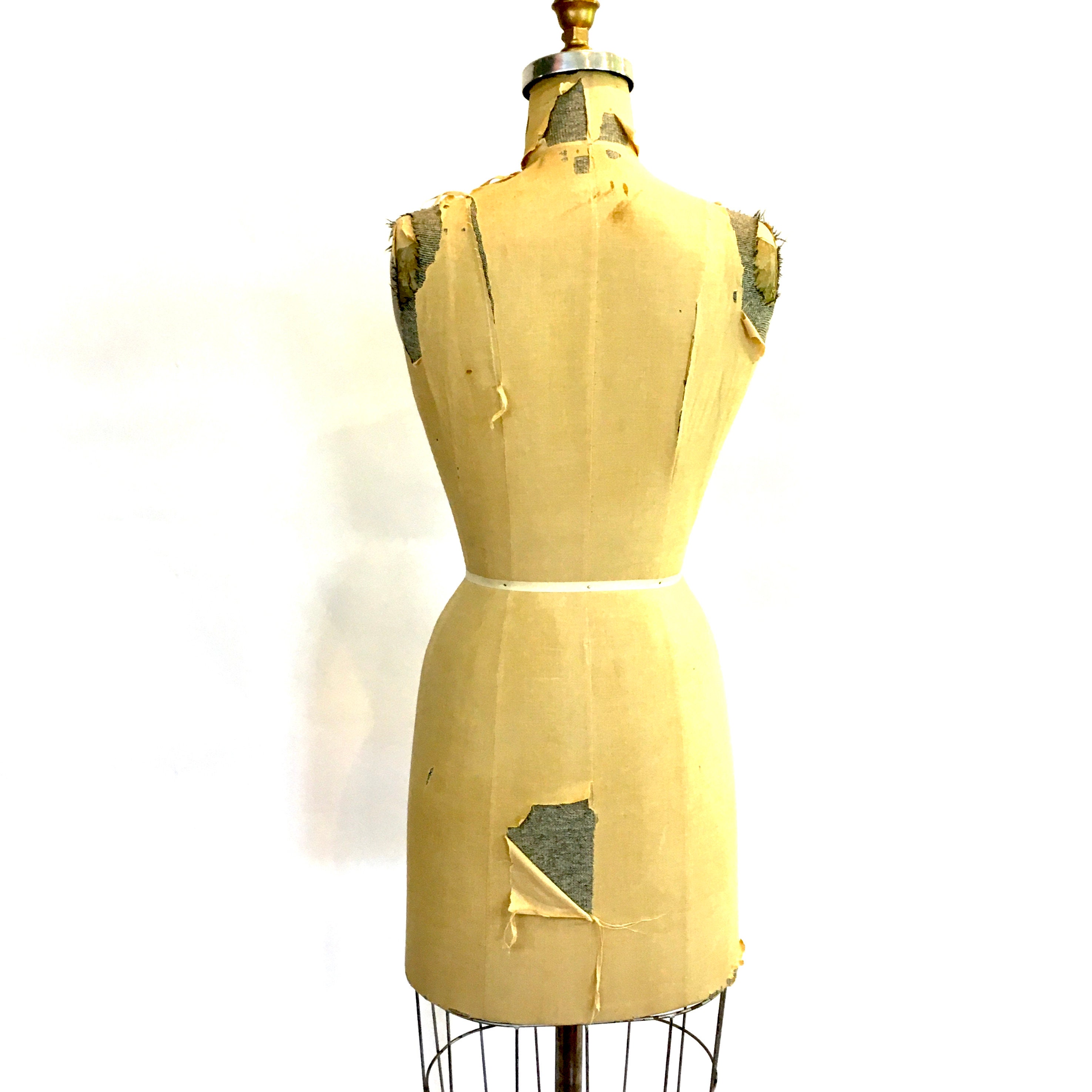 Raw Tattered Vintage Rolling Cage Dress Form Model 1964 - Etsy