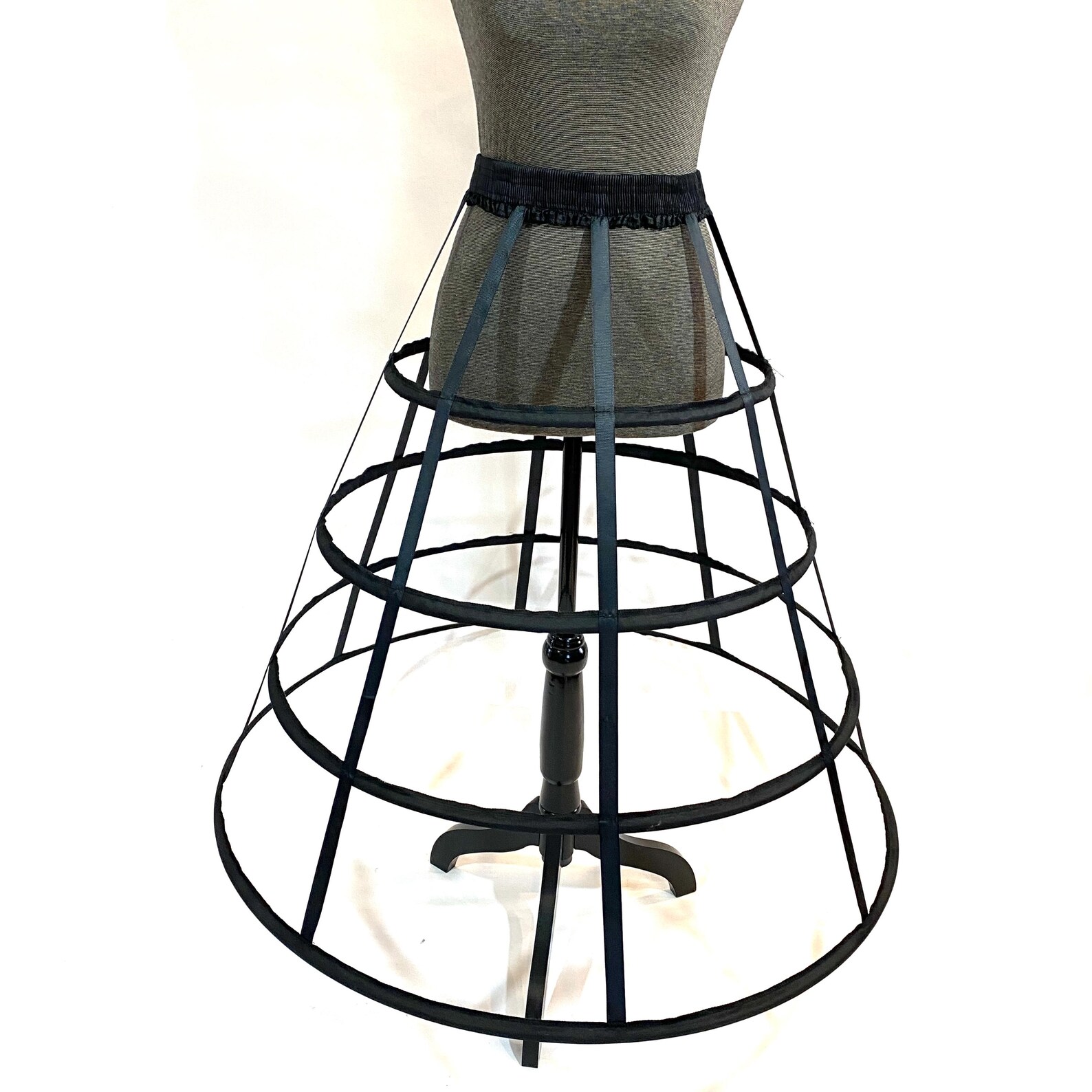 Art Mannequin Gothic Dress Form Bust Form Hand Covered Full Sized ...