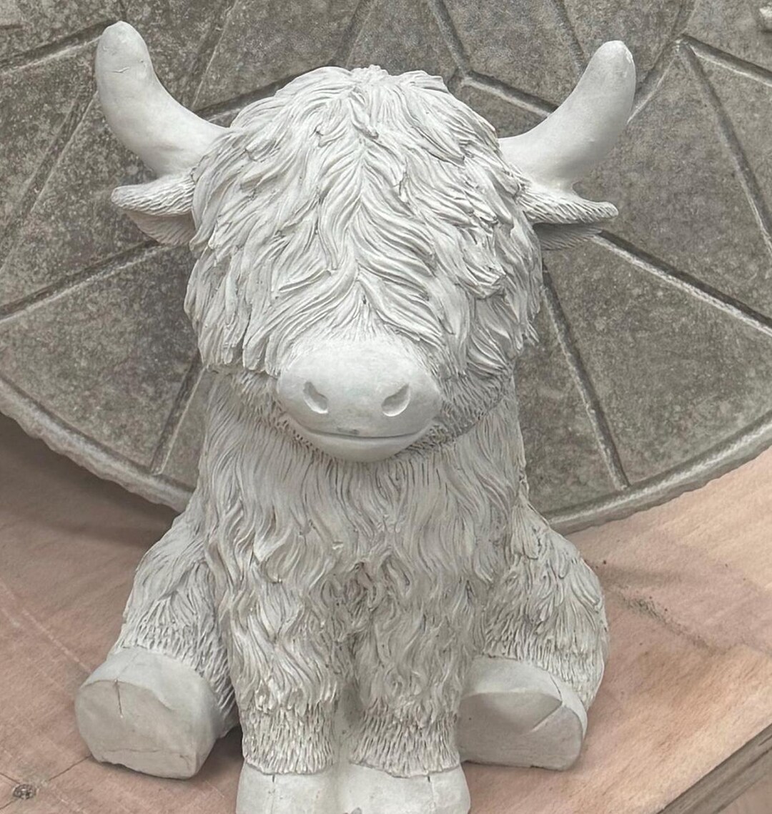 Highland Cow Garden Ornaments. Small. (large Also Available) - Etsy