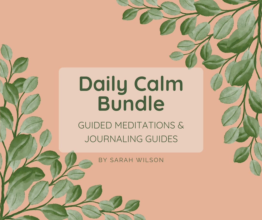 Daily Calm Digital Wellness Bundle | 3 Guided Meditations + 2 ...