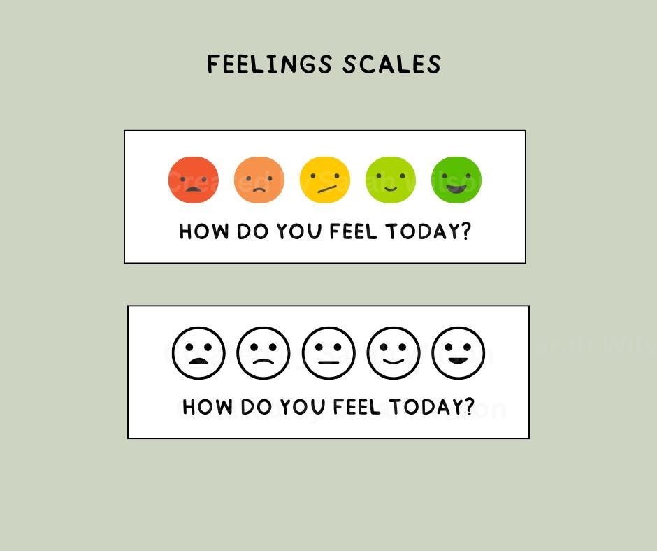 Feelings + Emotions Bookmarks for Kids - Printable PDF | Colour + B&W ...