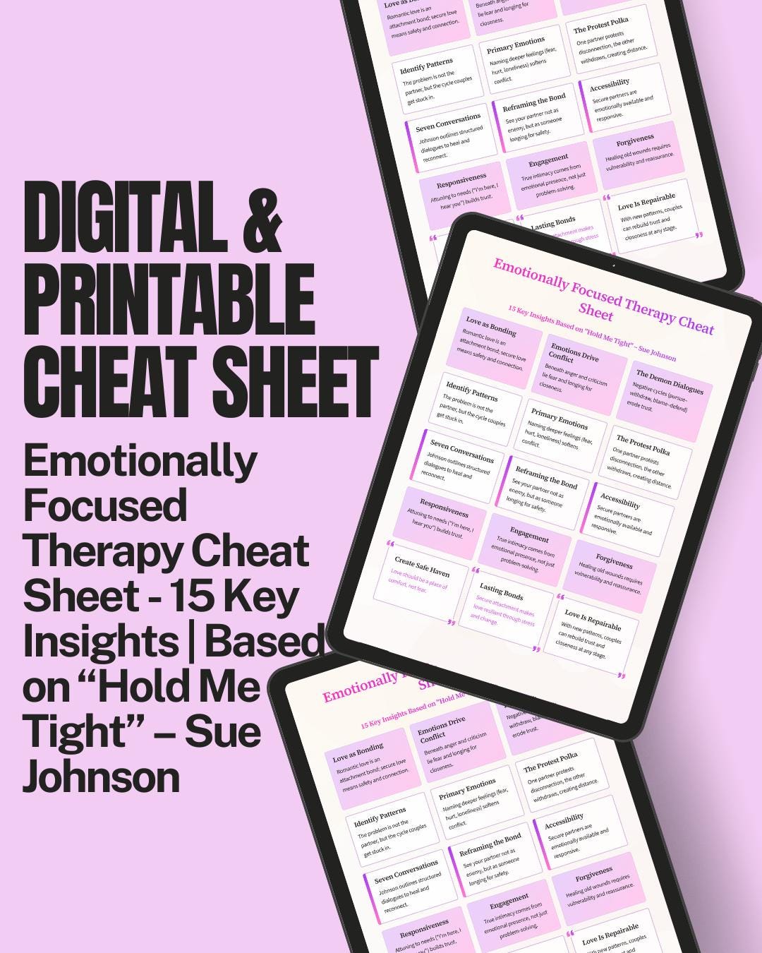 Emotional Connection Cheat Sheet – 15 Key Principles for Deep ...