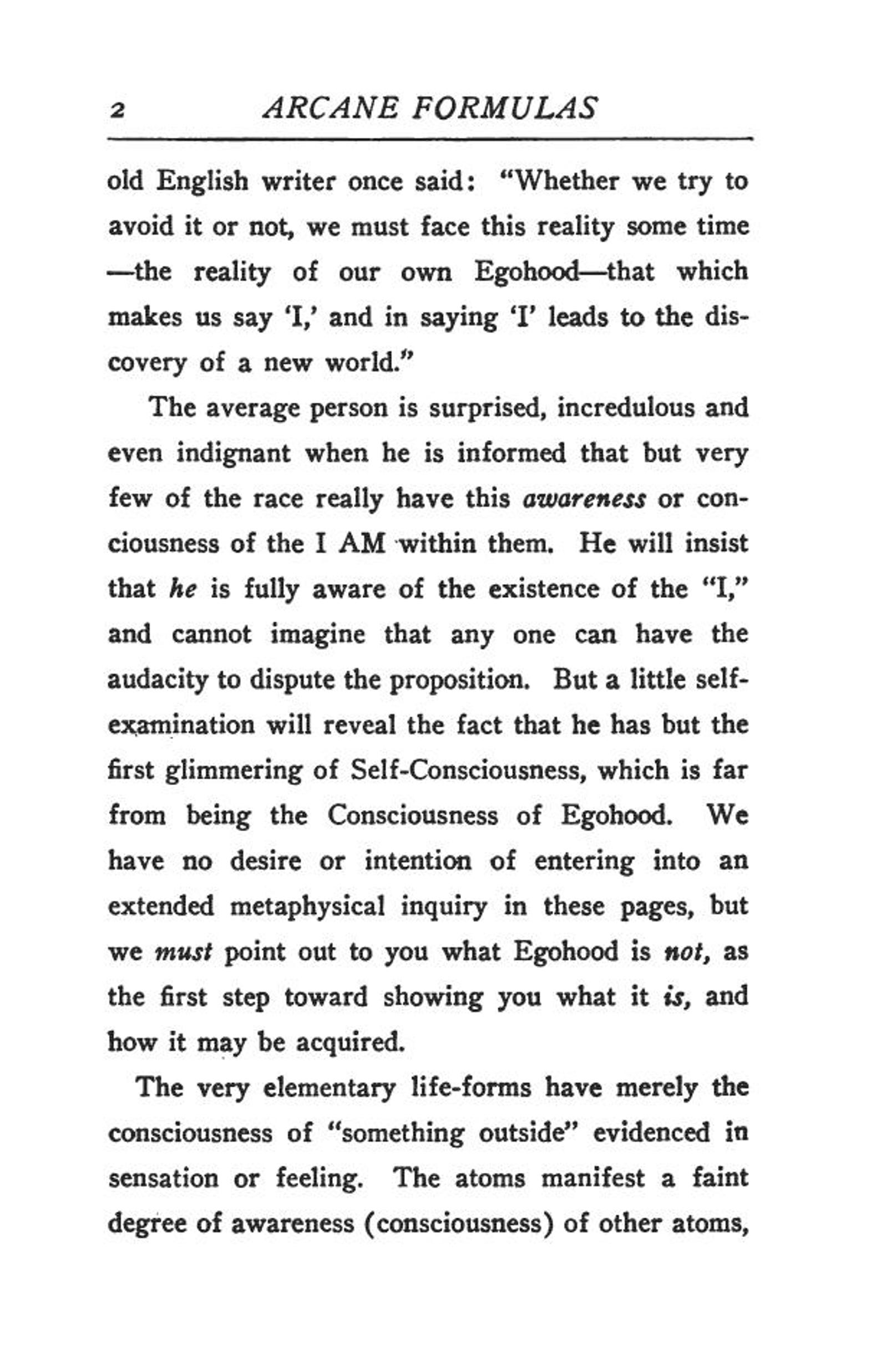 The Arcane Formulas or Mental Alchemy (1909), William Walker Atkinson ...