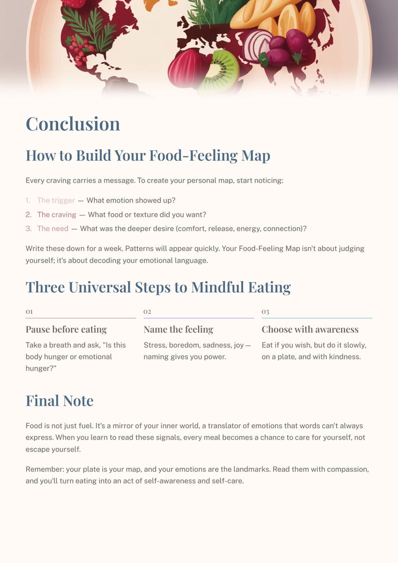 Mindful Nutrition Guide – Emotional Eating Triggers, Food Psychology ...