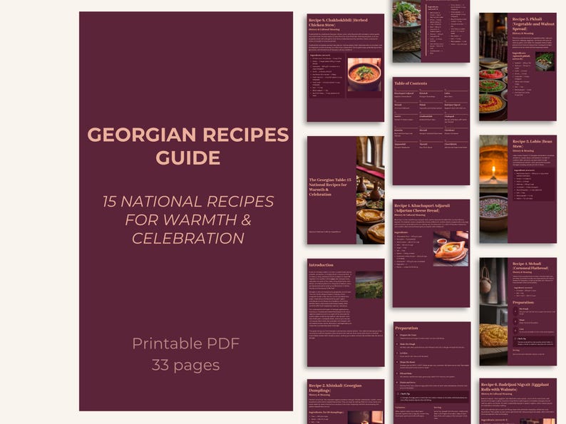 Georgian Recipes Guide – Traditional Khachapuri, Khinkali & Authentic ...