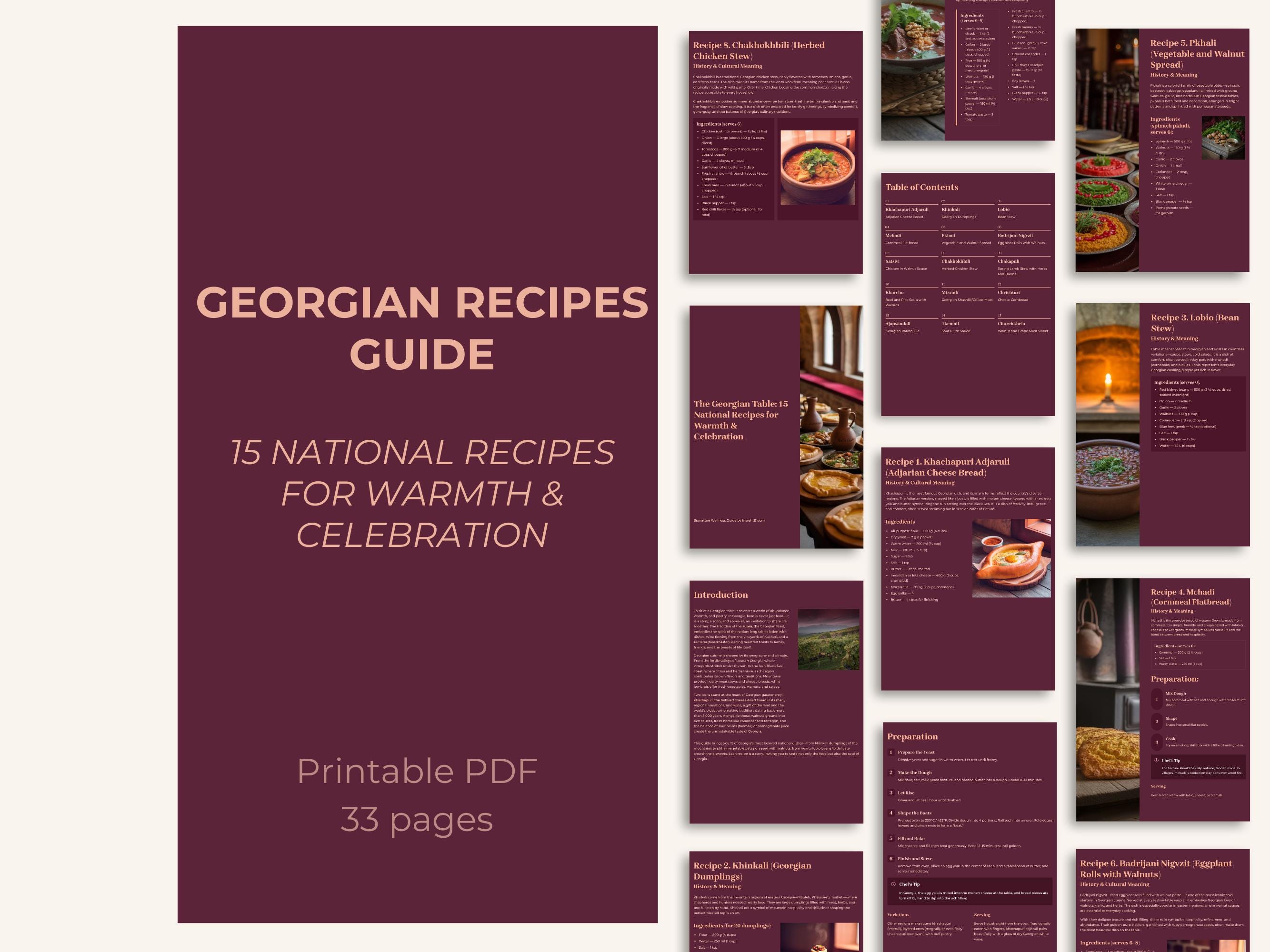 Georgian Recipes Guide – Traditional Khachapuri, Khinkali & Authentic ...