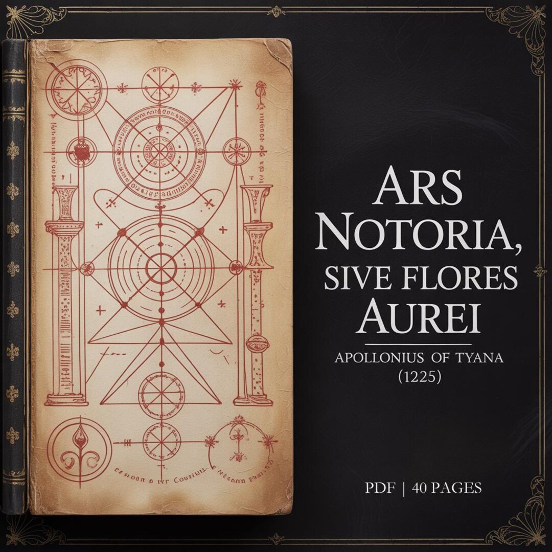 Ars Notoria, Sive Flores Aurei (1225), Latin Medieval Grimoire ...