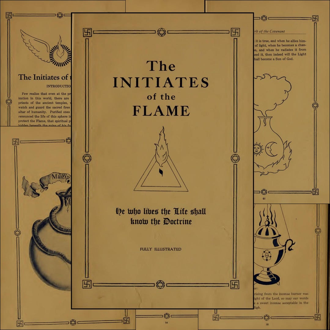 The Initiates of the Flame (1922) – Manly P. Hall, Vintage Occult ...