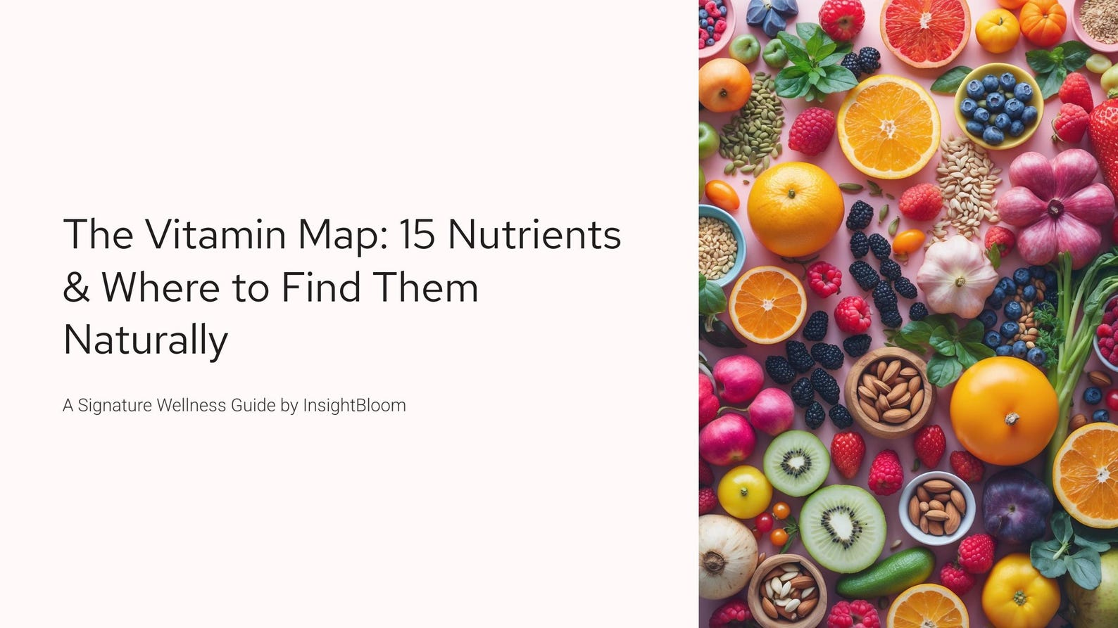 Vitamin Guide PDF | 15 Nutrients & Food Sources | Digital Wellness Book ...