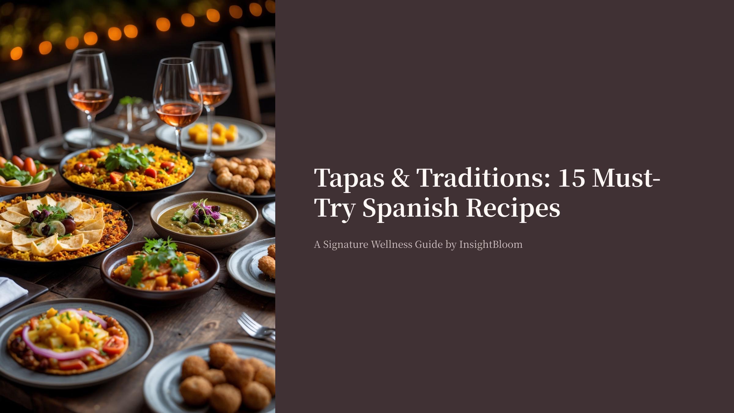 Spanish Recipe Guide | 15 Tapas & Traditional Dishes | Digital PDF ...