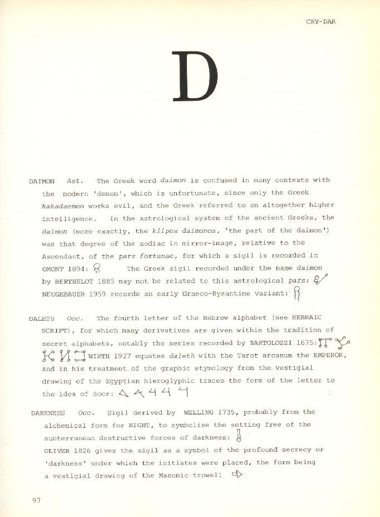 Occult Sigils and Symbols Dictionary: Hermetic Alchemical Edition, PDF ...