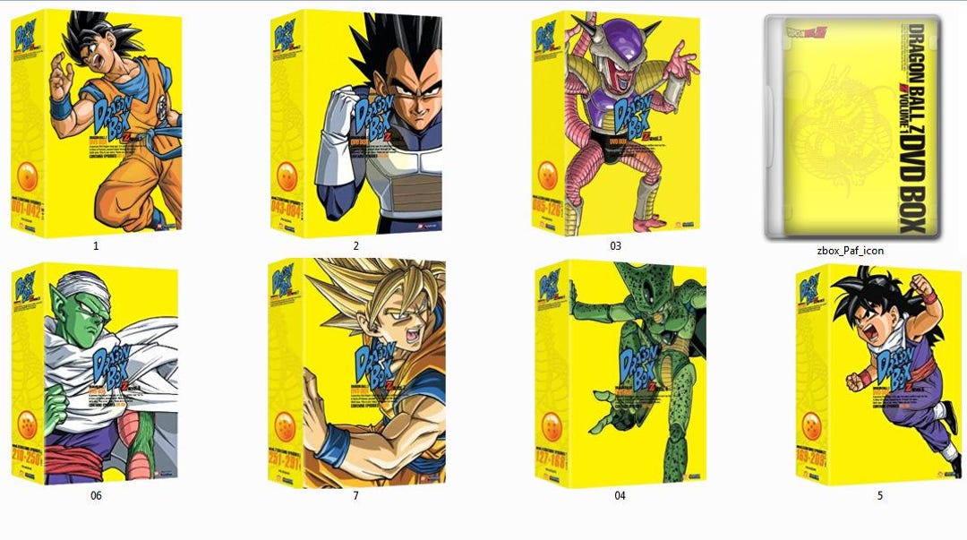 Dragon Ball Z - Dragon Box Complete Anime Series 291 Episodes + 17 ...