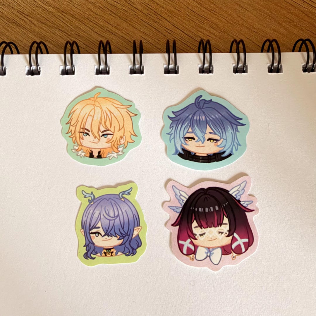 NOD-KRAI Stickers - Genshin Impact | Flins, Varka, Columbina, Lauma ...