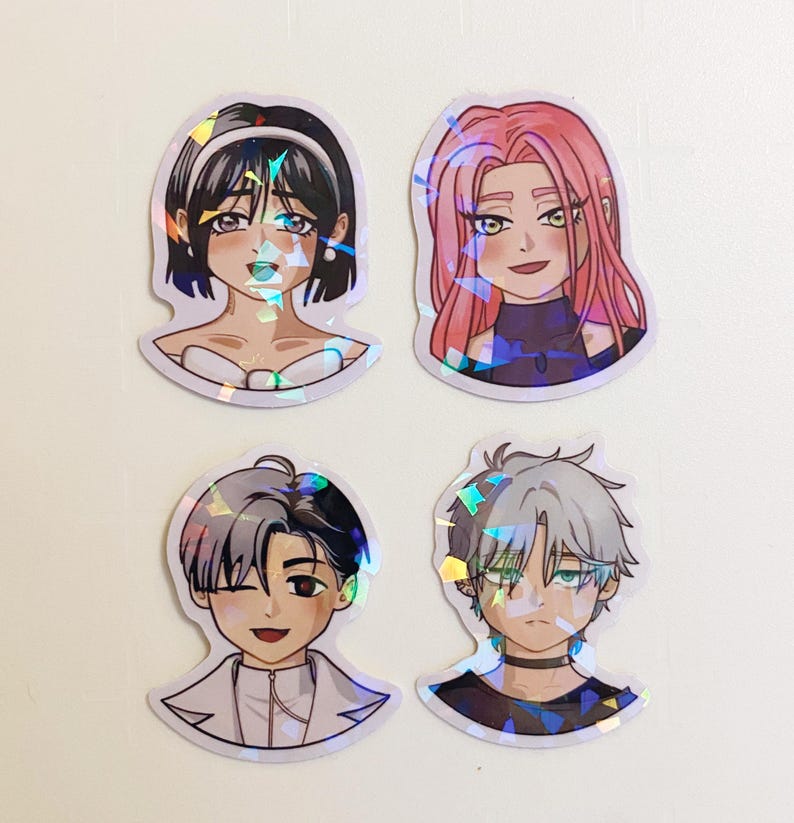 ALNST Stickers - Alien Stage | Ivan, Till, Mizi, Sua, Luka, Hyuna | - Etsy