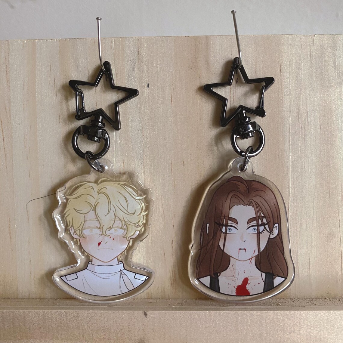 Luka & Hyuna Acrylic Keychain | HYULUKA | - Alien Stage | ALNST | - Etsy