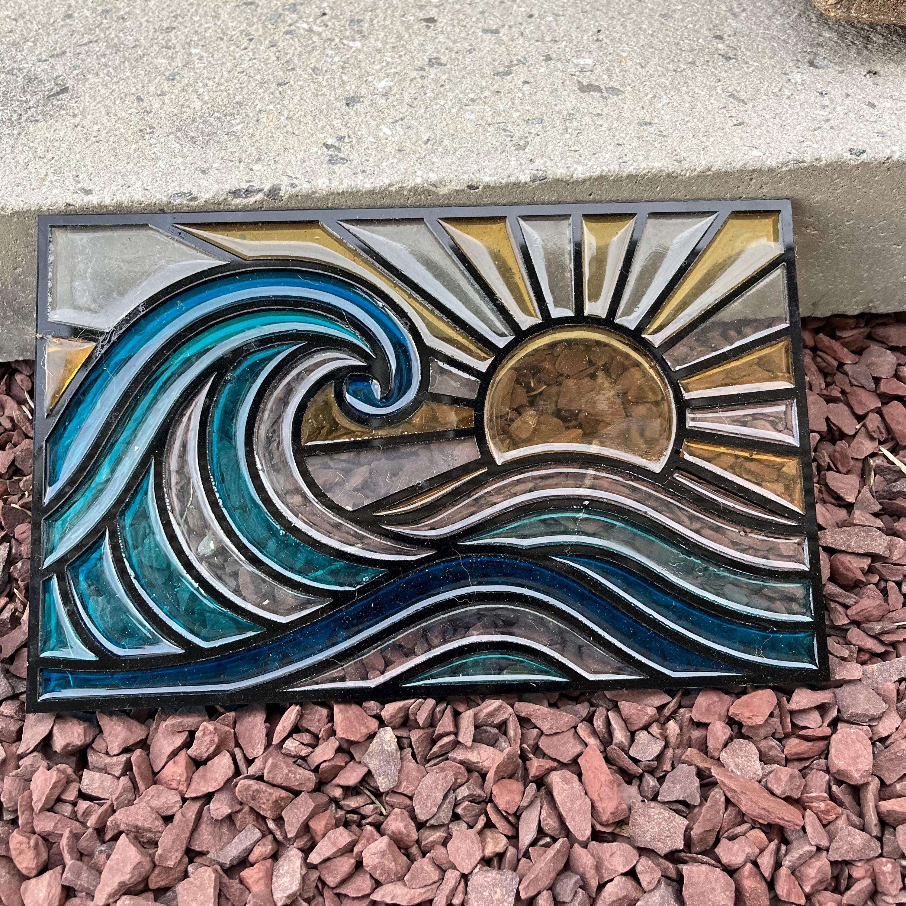Beach Scene Suncatcher Laser Cut Digital Design File - Etsy