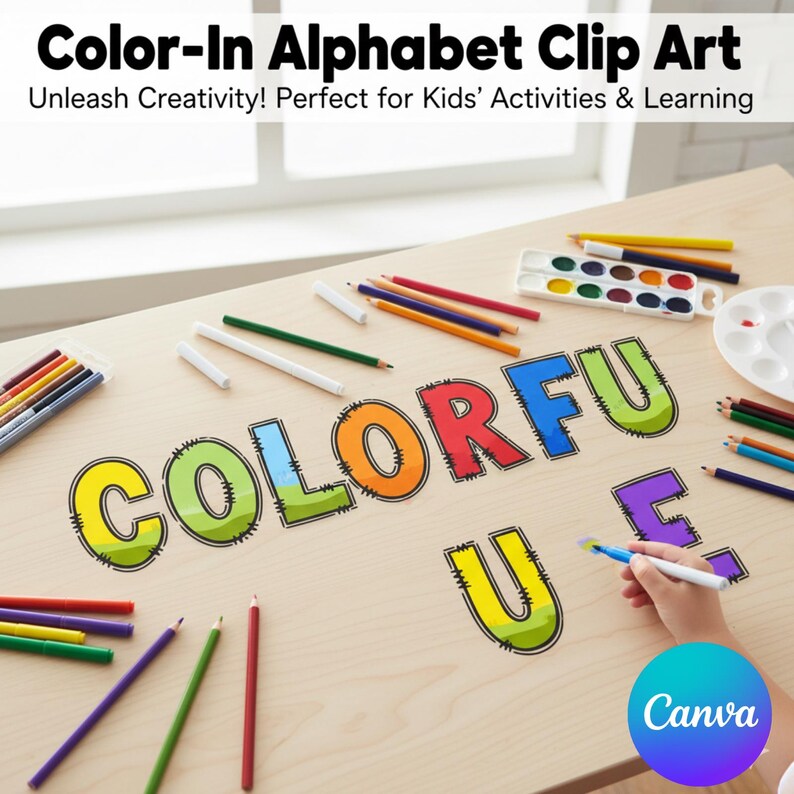 Editable Canva Alphabet, Bubble Font SVG PNG, Double Outline Letters ...