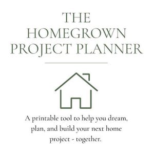 The Homegrown Project Planner - A DIY & Family Project Printable by ...