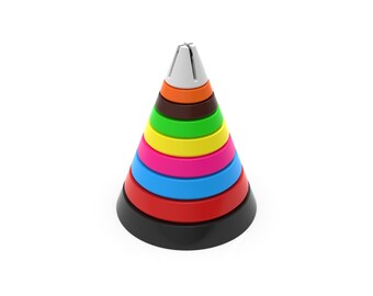 Educational Puzzle Game for Kids – Stacking Cone Shape Toy | 3D ...