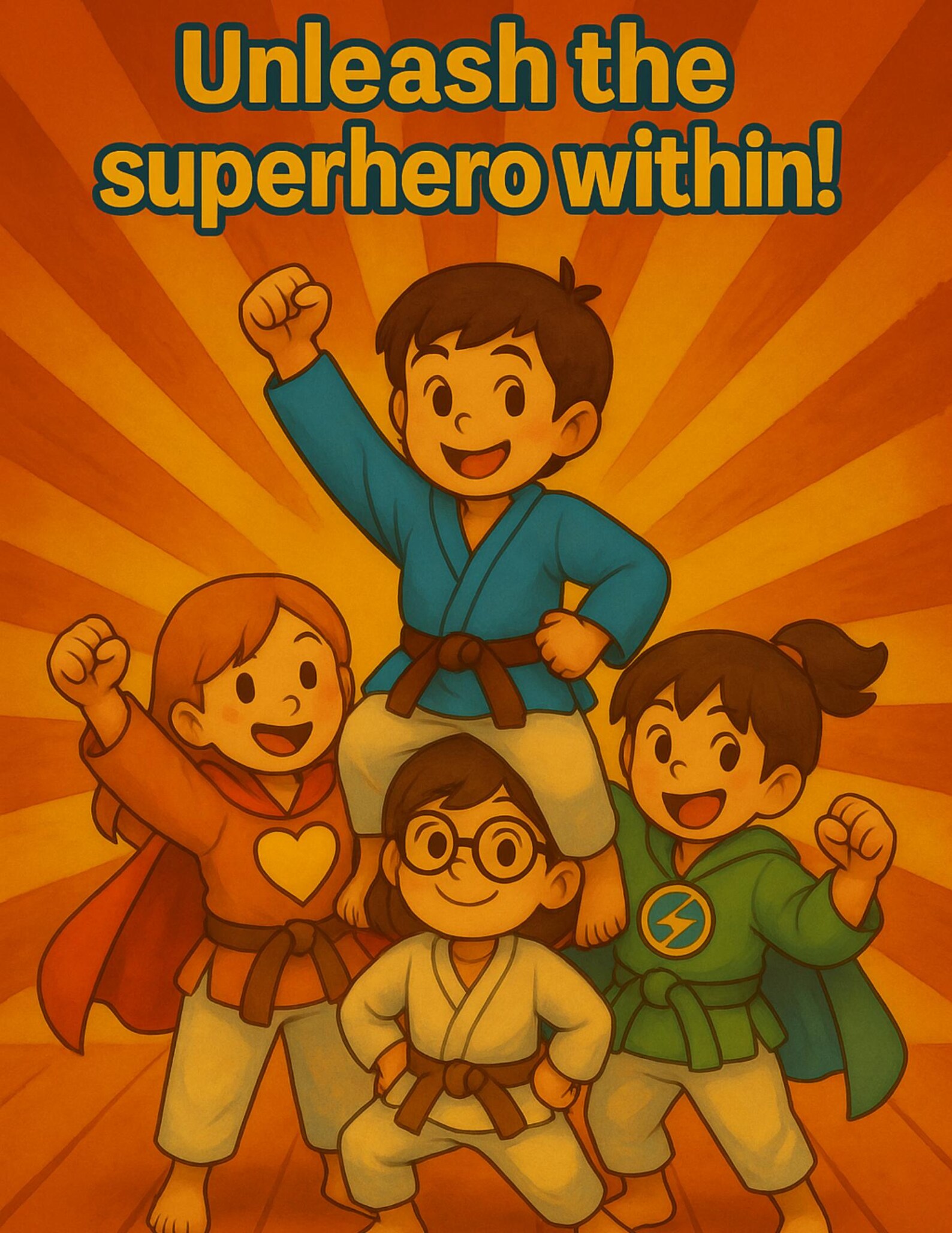 Jiu-jitsu Superheroes: Printable Coloring & Activity Book for Kids ...
