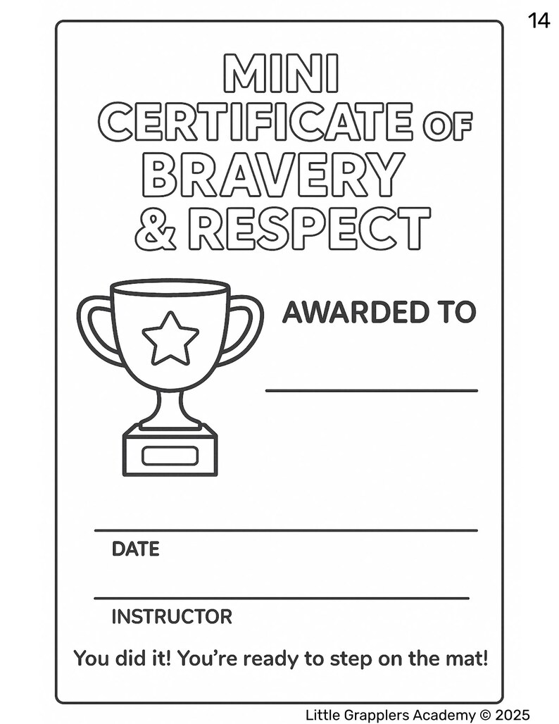 Jiu-jitsu Superheroes: Printable Coloring & Activity Book for Kids ...