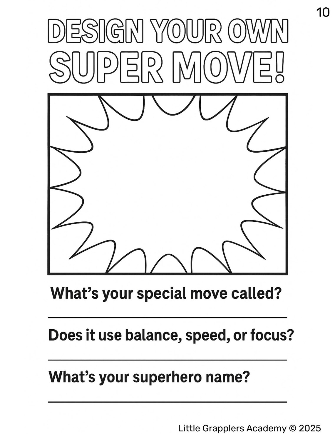 Jiu-jitsu Superheroes: Printable Coloring & Activity Book for Kids ...