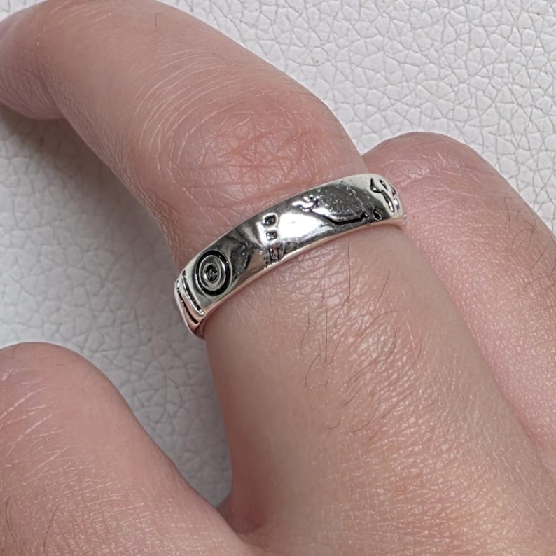 Jujutsu Kaisen Ryomen Sukuna Ltadori Yuji Ring Cosplay Metal Adjustable ...