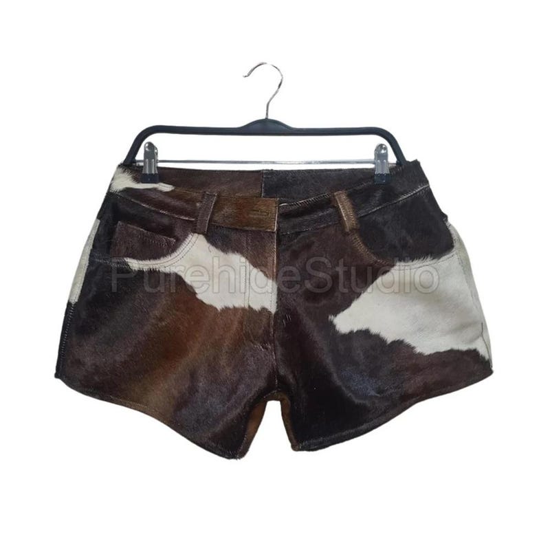 Cow Hide Leather Shorts - Etsy UK