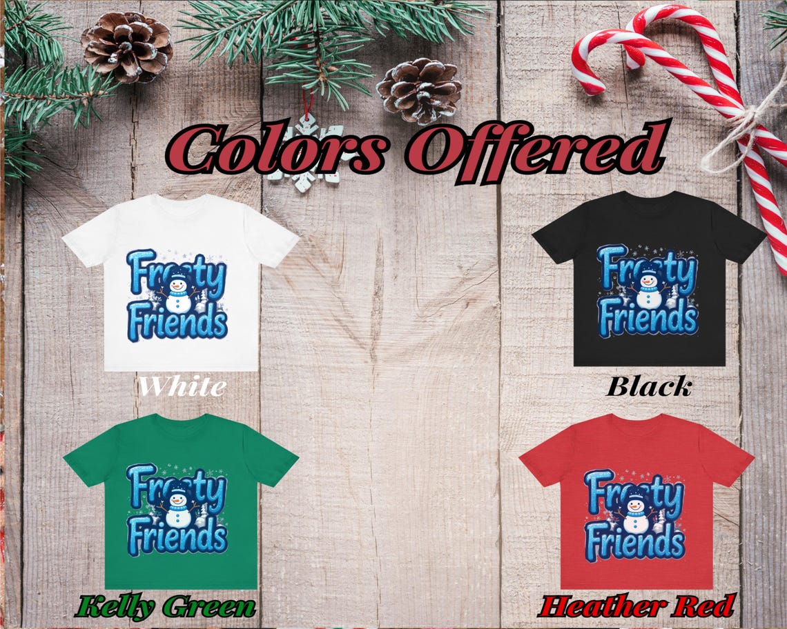 Frosty Friends Family Christmas Matching Shirts - Etsy