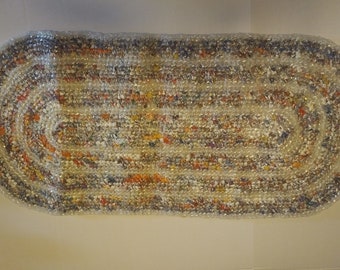 Plastic bag rug | Etsy