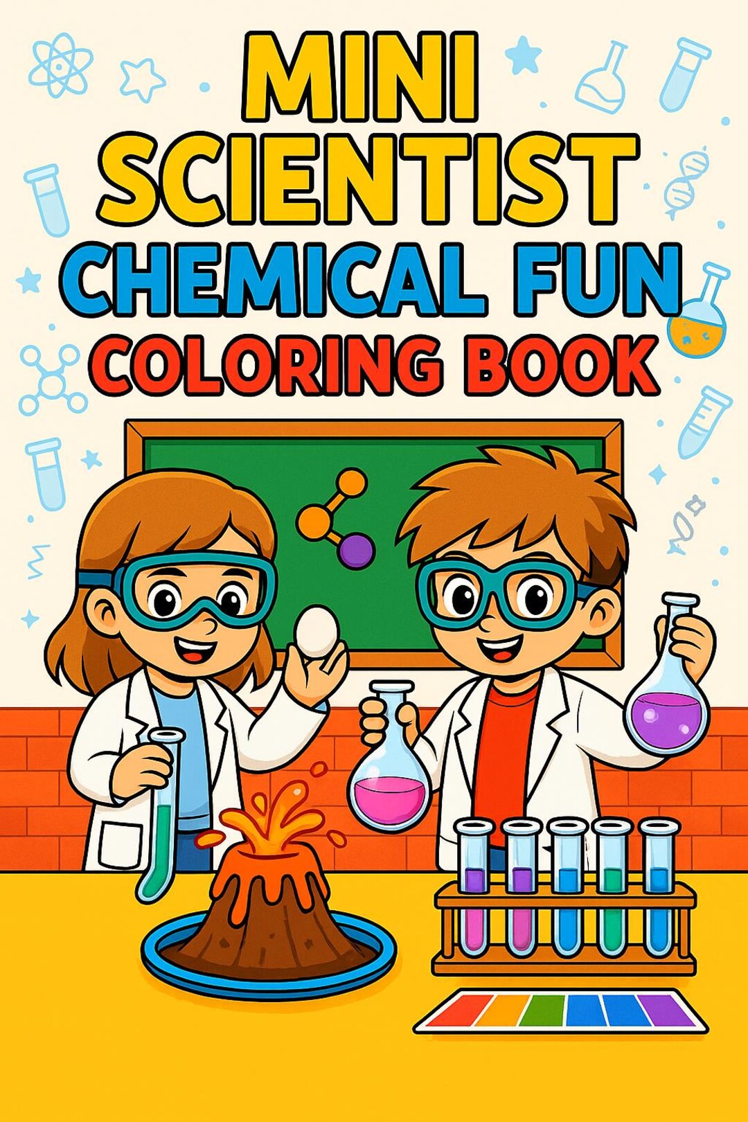 Mini Scientist- Chemistry Fun Coloring Book for Kids / STEM Science ...