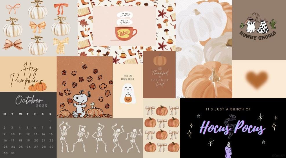 Thanksgiving Wallpaper Package - Etsy