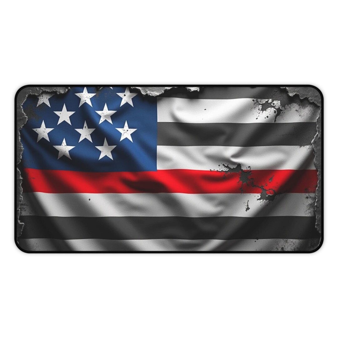Fireman Desk Mat Fire Fighter Gaming Mat Fireman Mouse Pad Fireman Gift ...