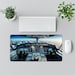 Airplane Cockpit Desk Mat Mouse Pad Flight Simulator Pilot Gift ...