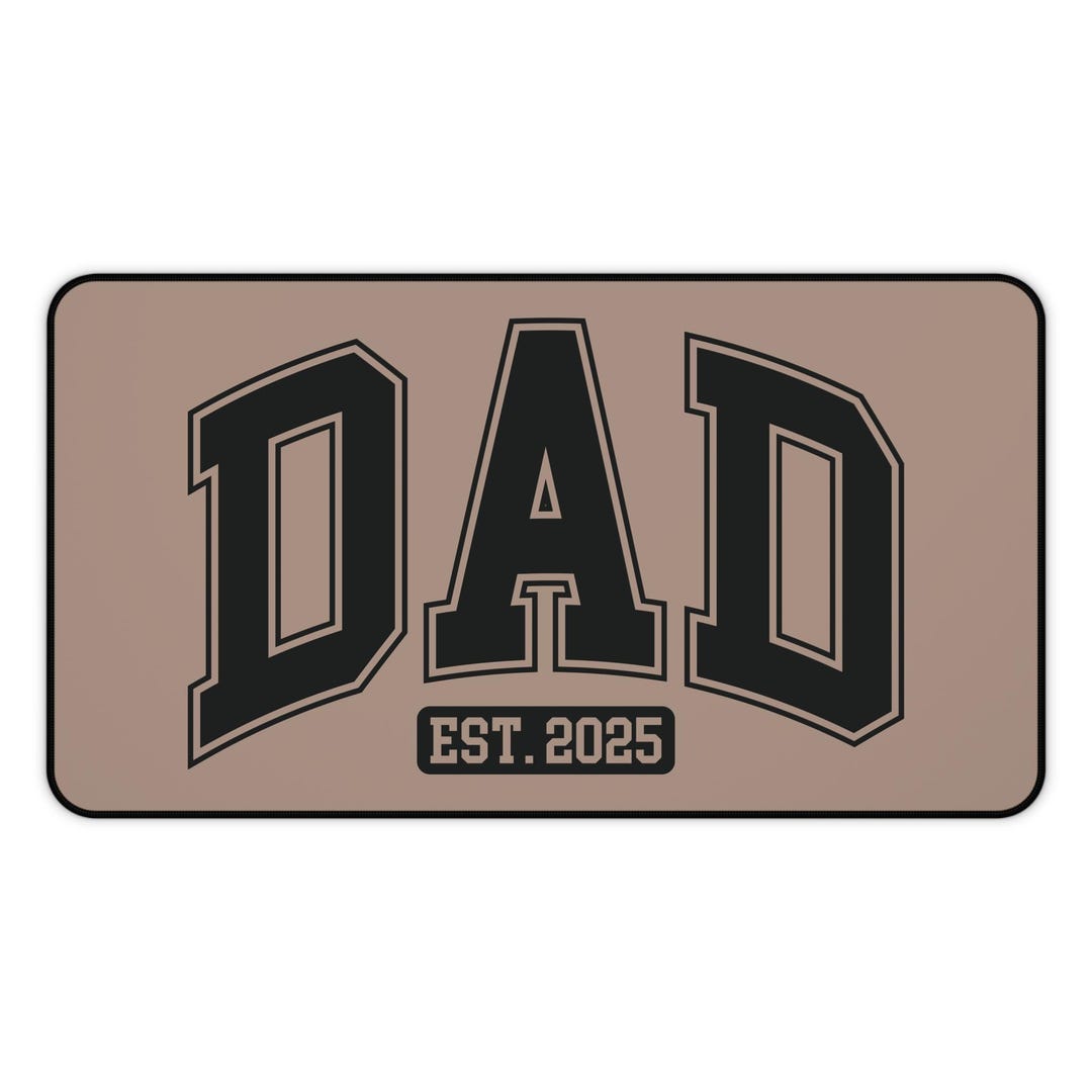 New Dad Desk Mat Dad Gaming Mat Dad Mouse Pad Fathers Day Gift for New ...