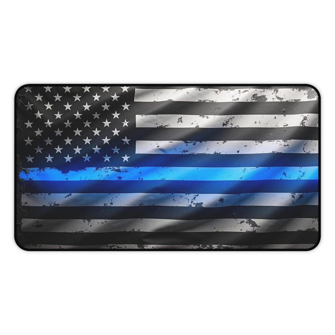 Police Officer Desk Mat Police Gaming Mat Police Mouse Pad Law ...