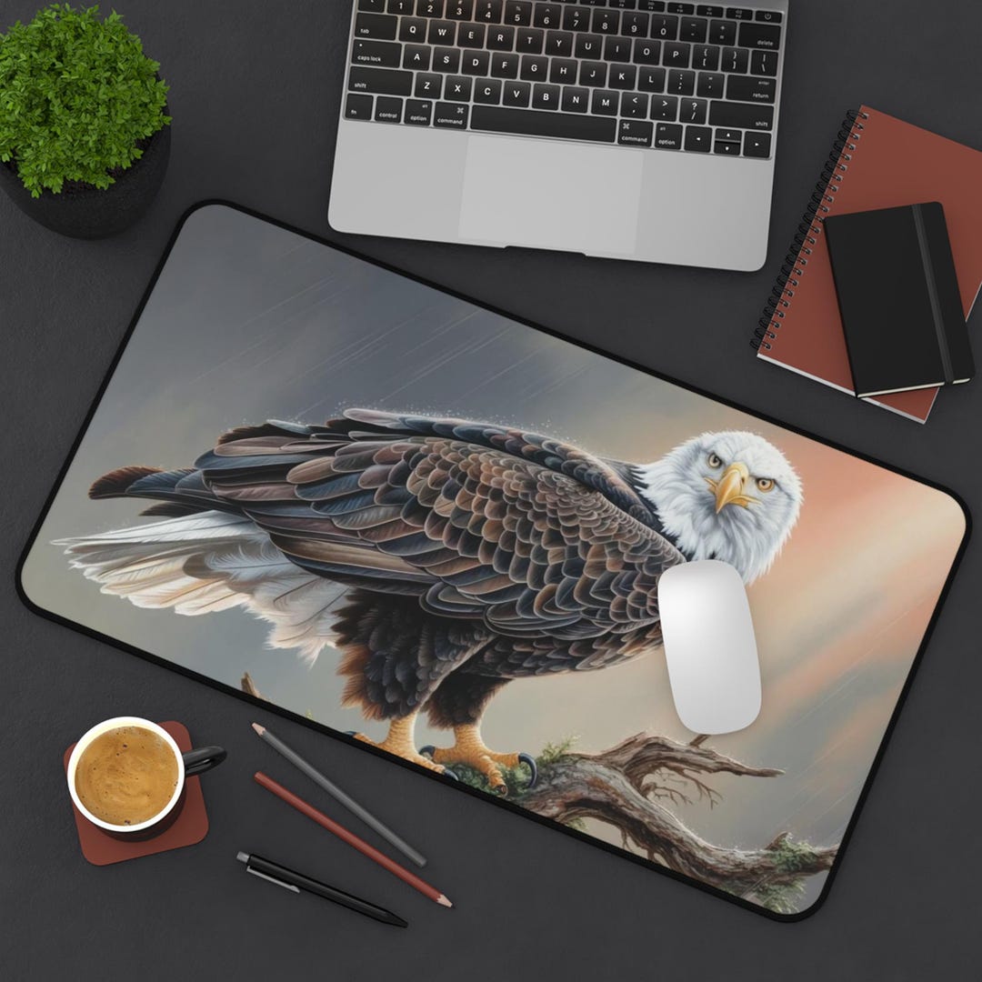 Eagle Desk Mat Eagle Gaming Mat Eagle Mouse Pad Eagle Lover Gift for ...