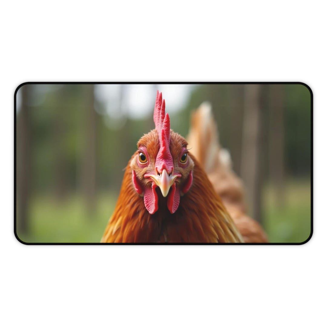 Chicken Desk Mat Chicken Gaming Mat Chicken Mouse Pad Chicken Lover ...